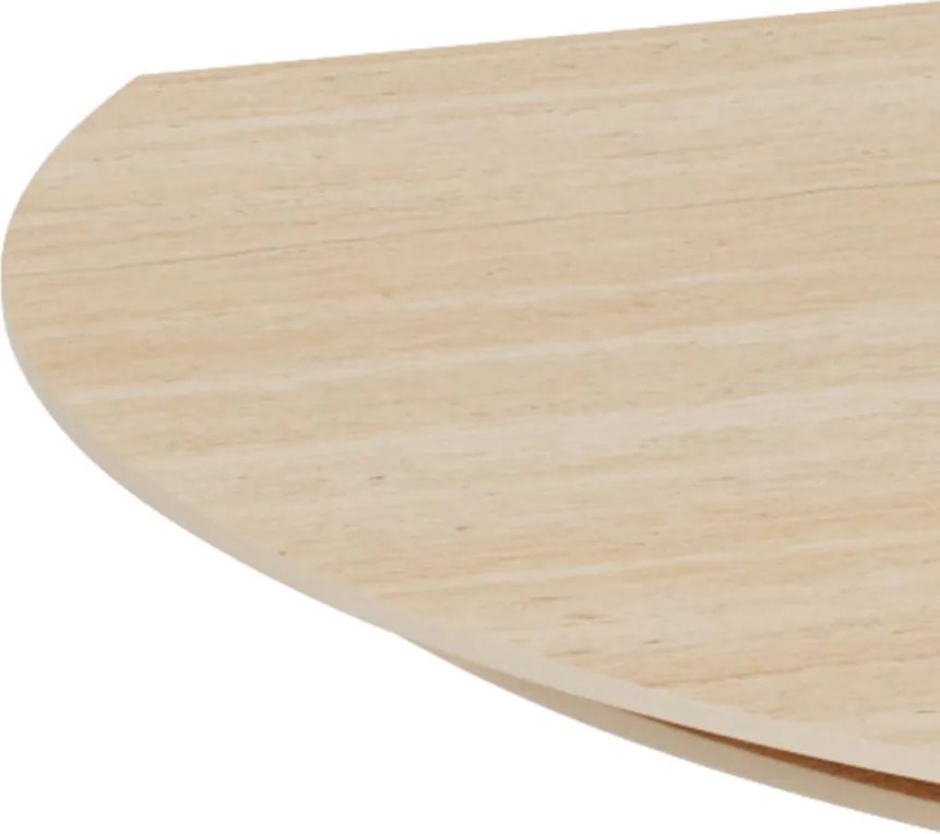 Rozkládací jídelní stůl Morella 160/240 cm béžový/černý