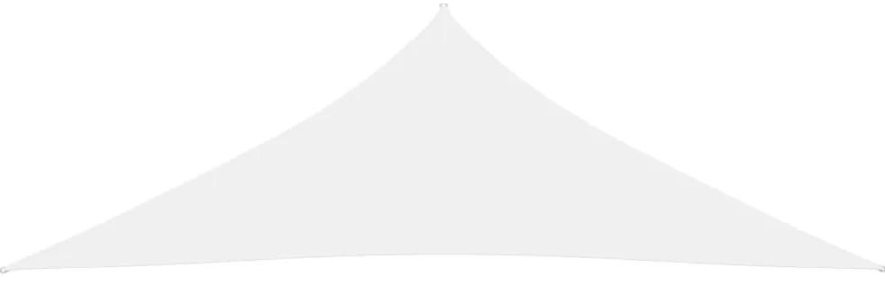 vidaXL Stínící plachta oxfordská látka trojúhelníková 5 x 5 x 6 m bílá