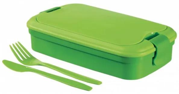 Svačinový box LUNCH & GO box - zelený OEM R34812