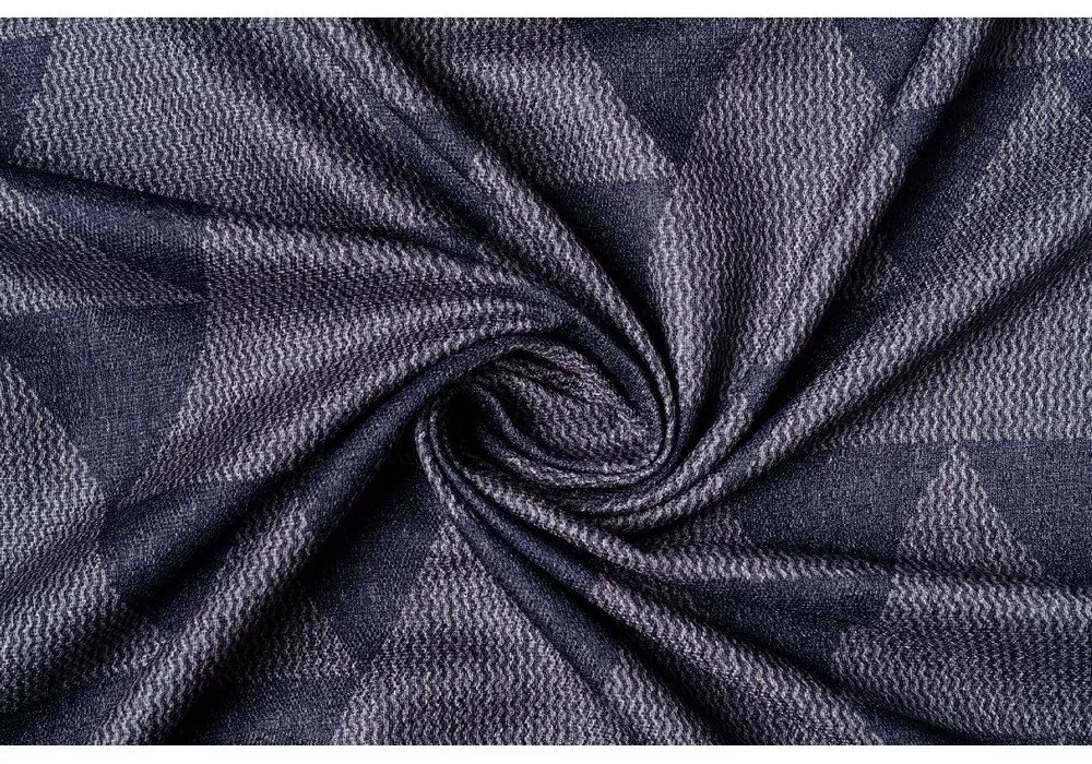 Modro-šedý závěs 130x260 cm Zatapa – Mendola Fabrics