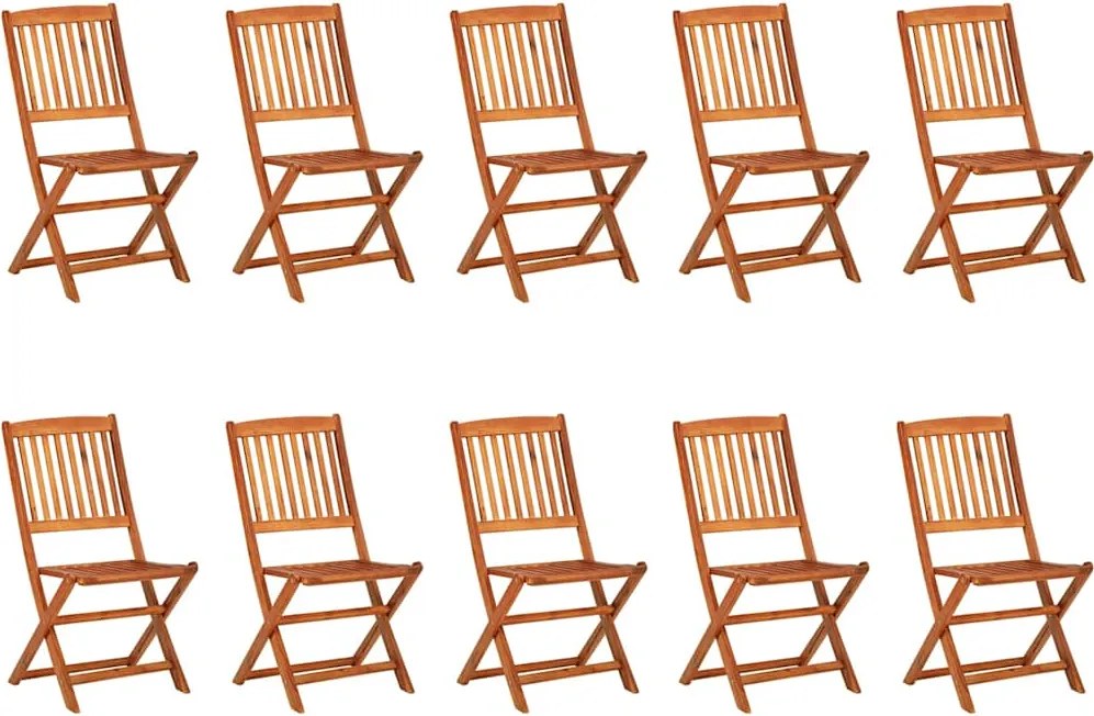 11dílný zahradní jídelní set 280x90x75cm masivní akáciové dřevo 3086992