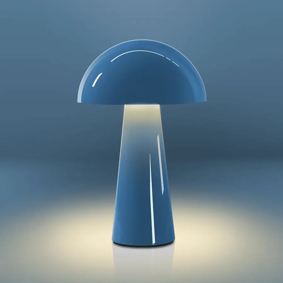 CENTURY Nabíjecí stolní lampa s IP44 - modrá