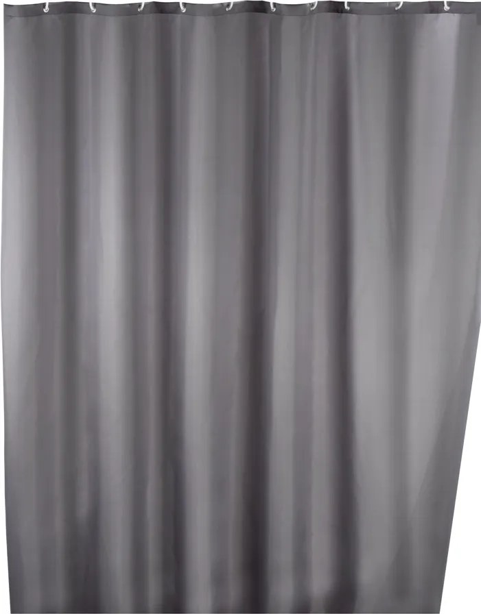 Sprchový závěs, textilní,barva šedá, 180x200 cm, WENKO (4008838120552)