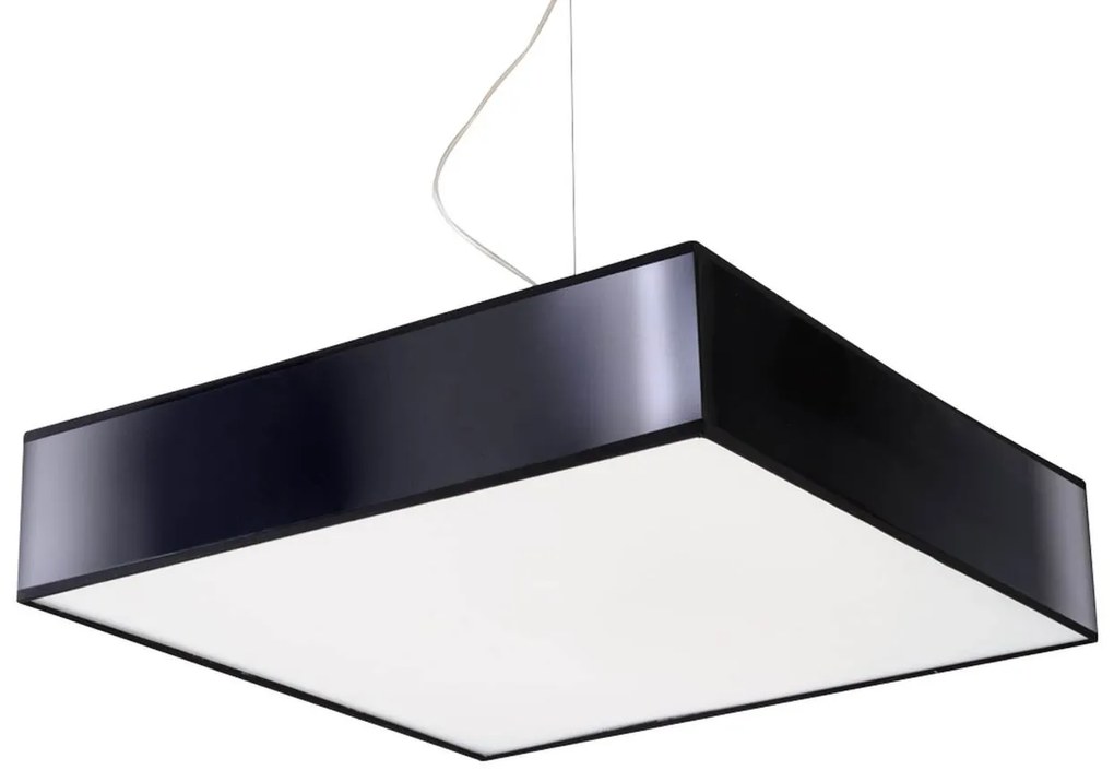 Závěsné osvětlení HORUS 45, 3xE27, 60W, 45x45cm, hranaté, černé Sollux lighting HORUS 45 SL.0133