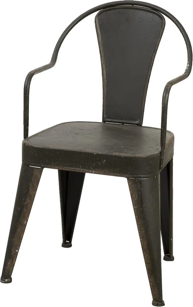 Kovová industrial židle Marley - 49*47*84 cm