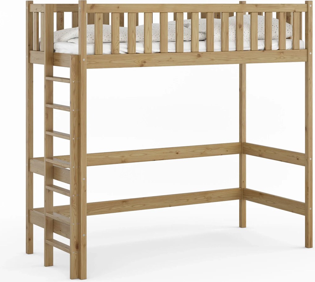 Rkids | Vyvýšená postel Livo 90x160 Dub