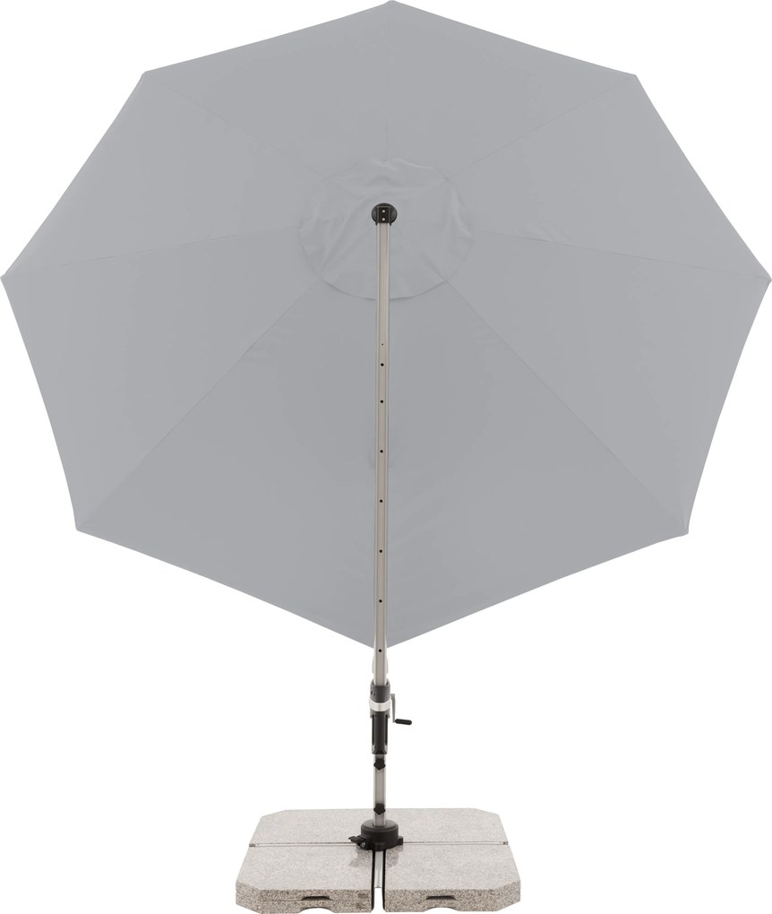 Doppler ACTIVE 370 cm - výkyvný zahradní slunečník s boční tyčí - Rozbalené zboží (S324)