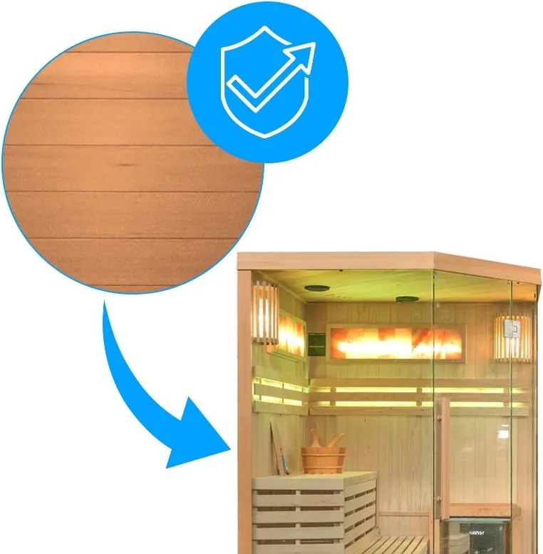 BPS-koupelny Finská sauna Relax HYD-3941 150x150, 4-5 osob