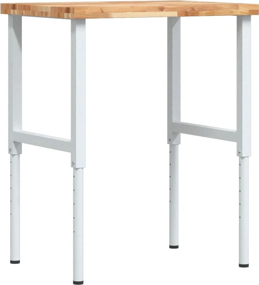 Pracovní stůl 80 x 60 x (73–99,5) cm masivní akácie obdélníkový 3309714