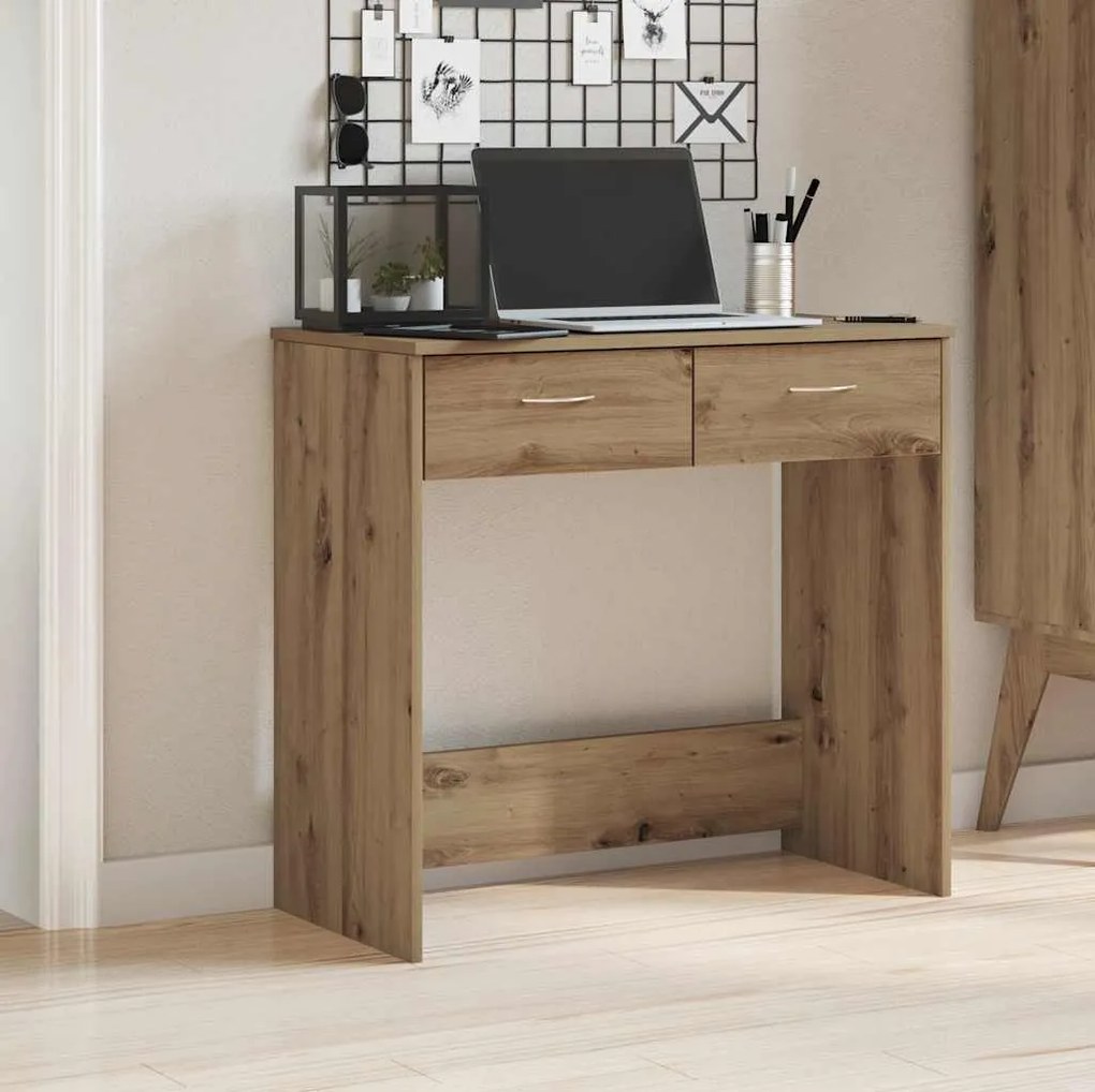 vidaXL Psací stůl 80 x 40 x 75 cm dřevotříska [801356] Barva: artisian oak