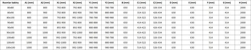 Mexen Lunar, L pětiúhelníkový sprchový kout naklápěcí doleva 80 x 100 cm, 8mm čiré sklo, černý profil, 831L-080L-100P-70-00-L