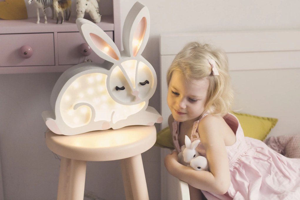 Little Lights Lampa Bunny Snow White