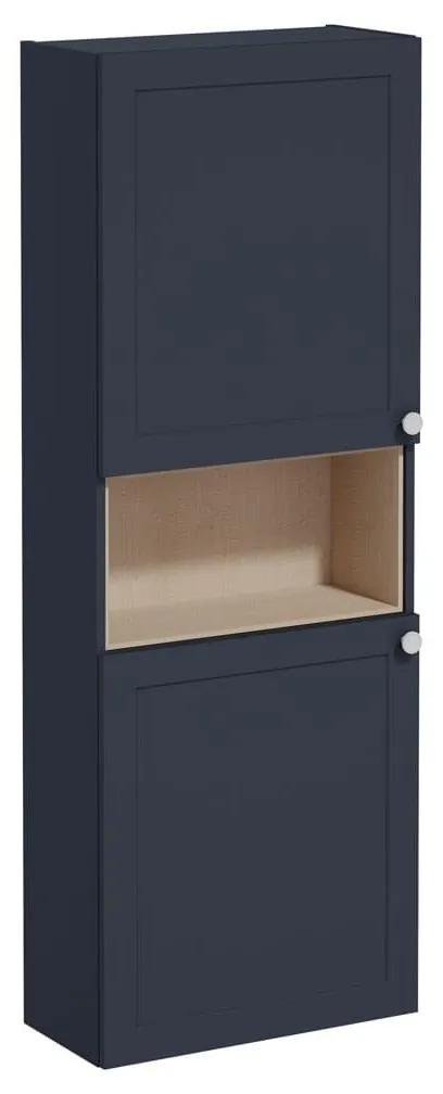 Koupelnová skříňka nízká VitrA Root 55x155x25 cm modrá mat ROOTCN55TM