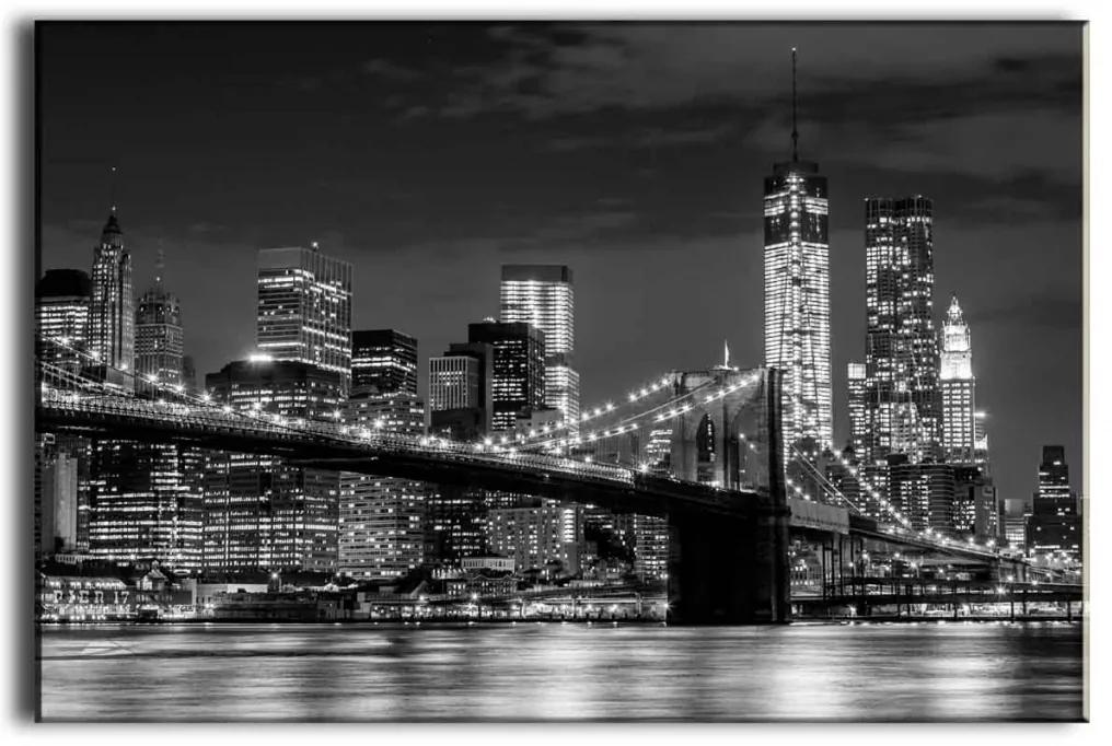 Obraz Brooklyn Bridge Velikost (šířka x výška): 90x60 cm