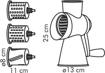 TESCOMA Univerzální mlýnek HANDY, 4 struhadla
