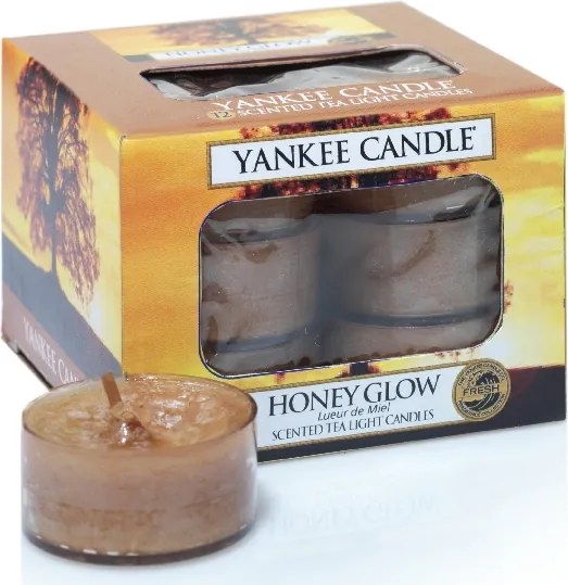 Yankee Candle - čajové svíčky Honey Glow 12ks