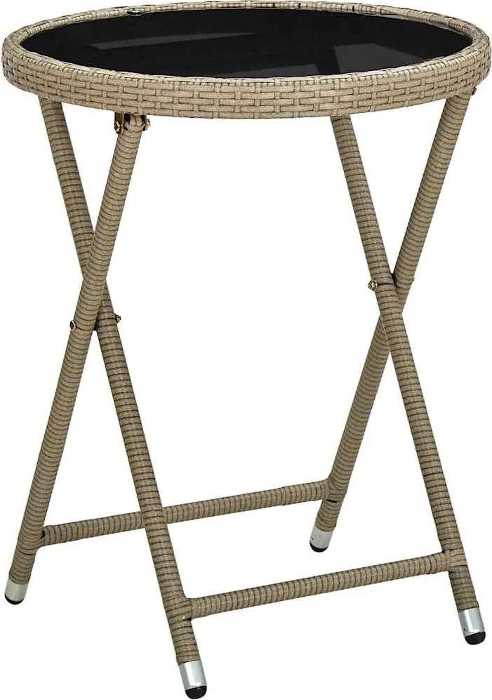 Zahradní bistro set 3 ks Béžová polyratan 3334965