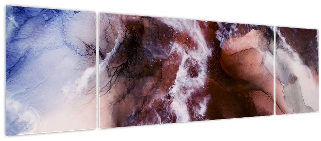 Obraz - Fialový mramor N⁰3 (170x50 cm)