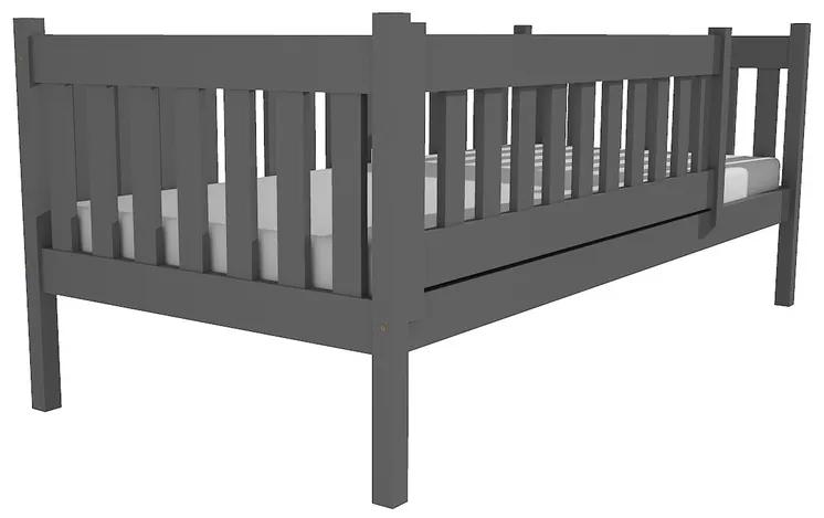 Vomaks Dětská postel M 012 NEW* 80 x 180 cm netransparentní barva šedá