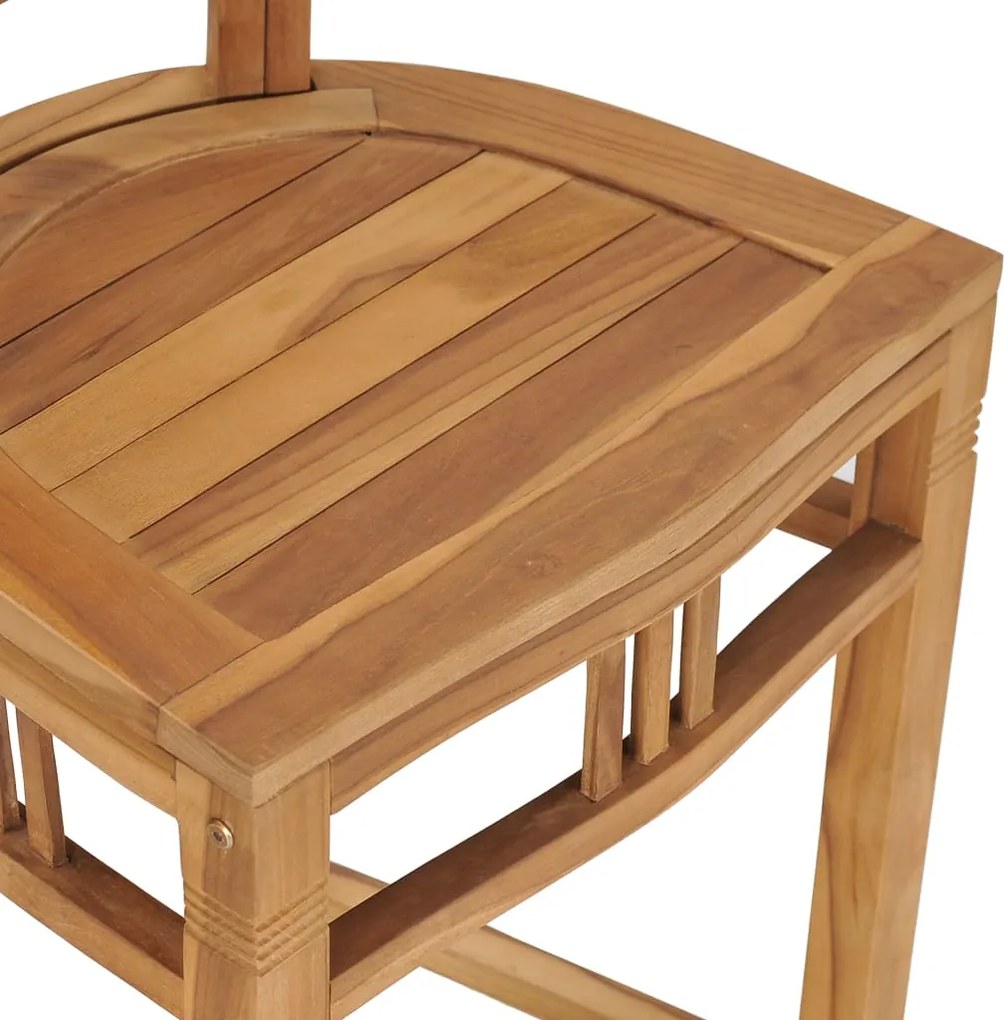Barová židle Bridlla | masivní teakové dřevo