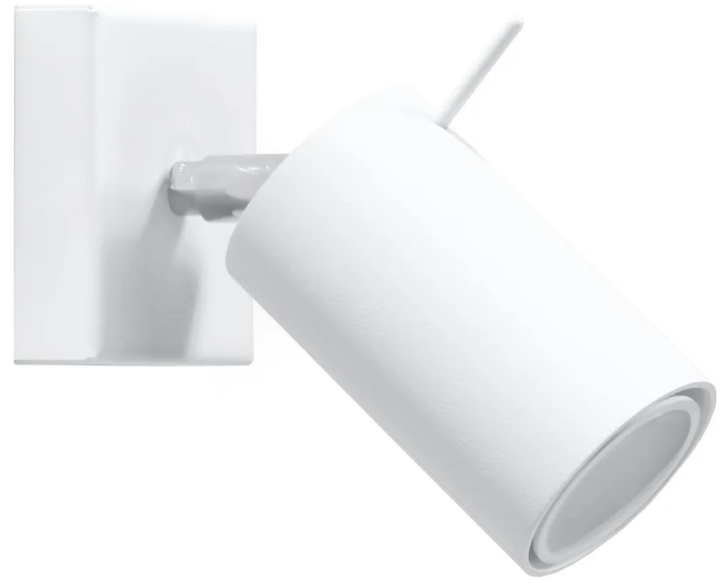 Sollux Lighting Nástěnné svítidlo RING bílé
