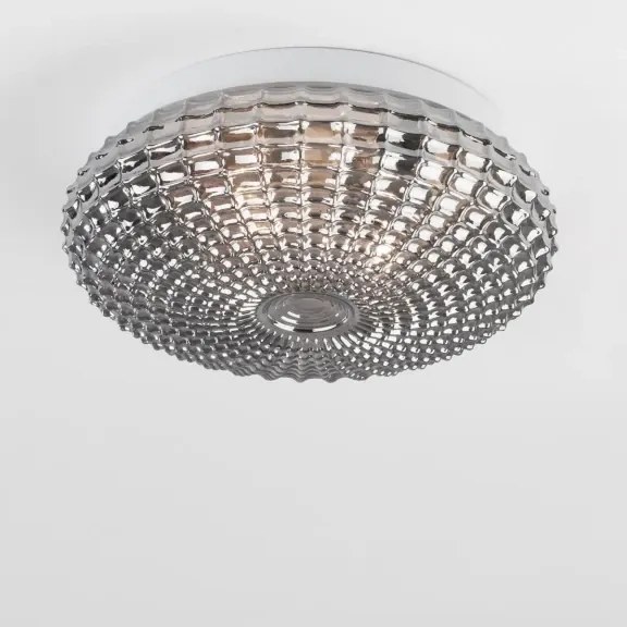 Designové stropní svítidlo Clam 30 chrom