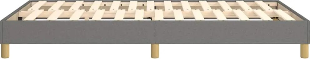 Rám postele s boxspringem tmavě šedá 120 x 200 cm textil 3120599