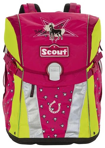 Scout Školní batoh - Stříbrné hvězdičky a koník