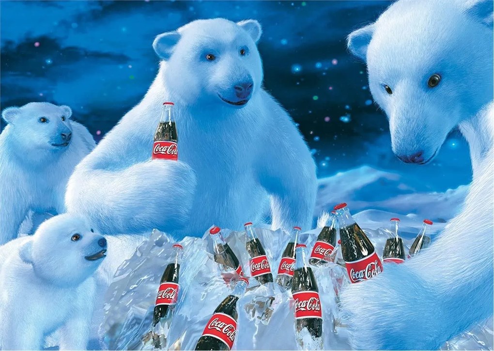 Schmidt puzzle coca cola lední medvědi 1000 dílků