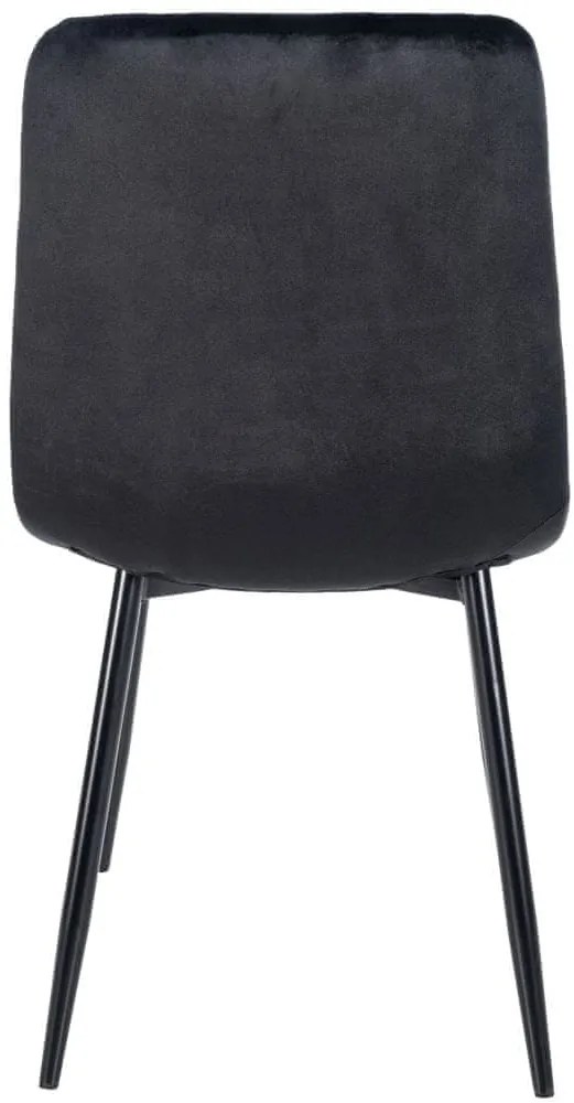 Bhm germany Jídelní židle Antibes, samet, černá