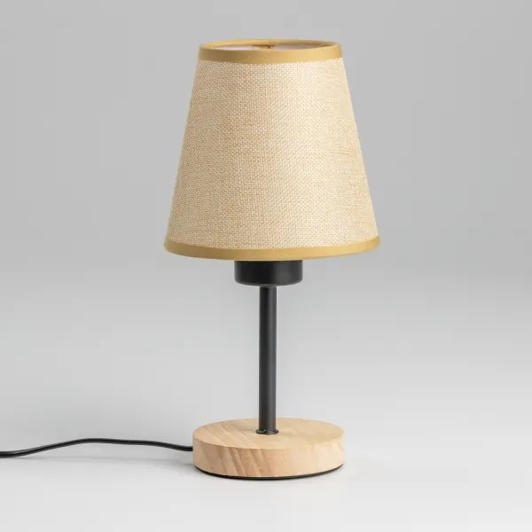 Brilagi - Stolní lampa NUBILA WOOD 1xE27/25W/230V dub/světle hnědá