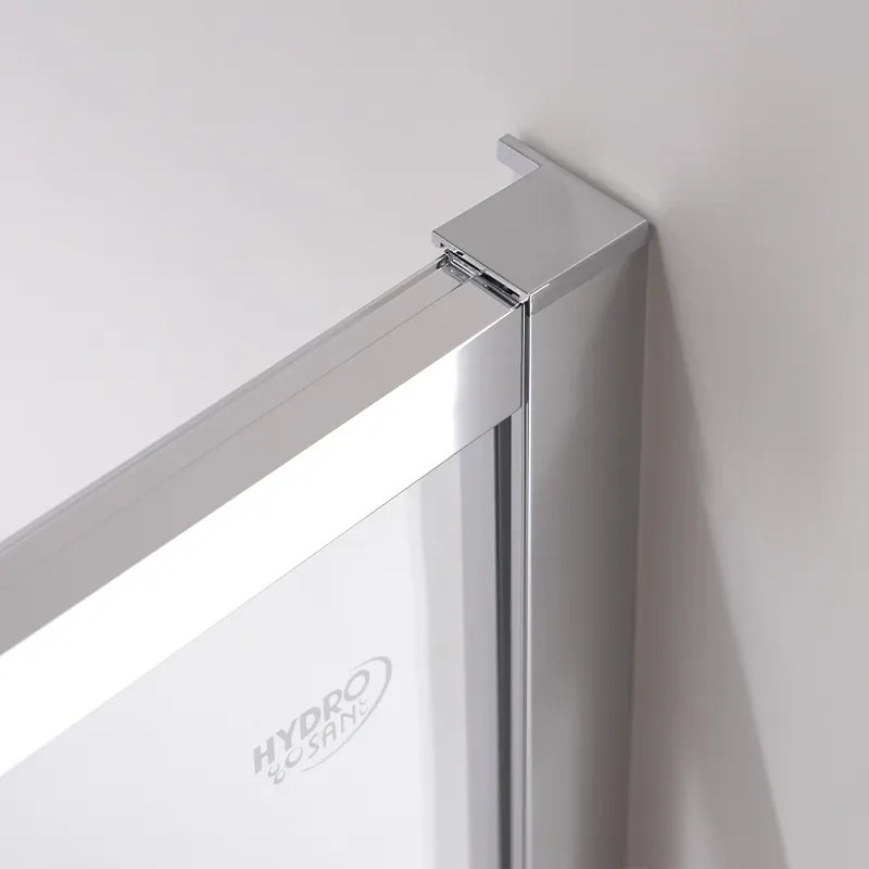 BPS-koupelny Posuvné sprchové dveře PD-NOCR HYD-5167 100 cm chrom/transparent pro instalaci do niky - bez vaničky