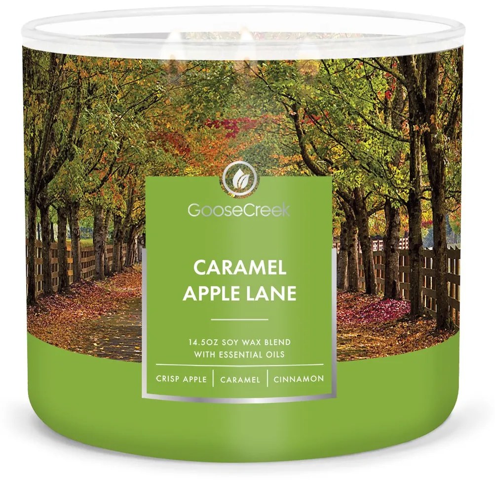 Goose Creek Candle svíčka Caramel Apple Lane, 411 g