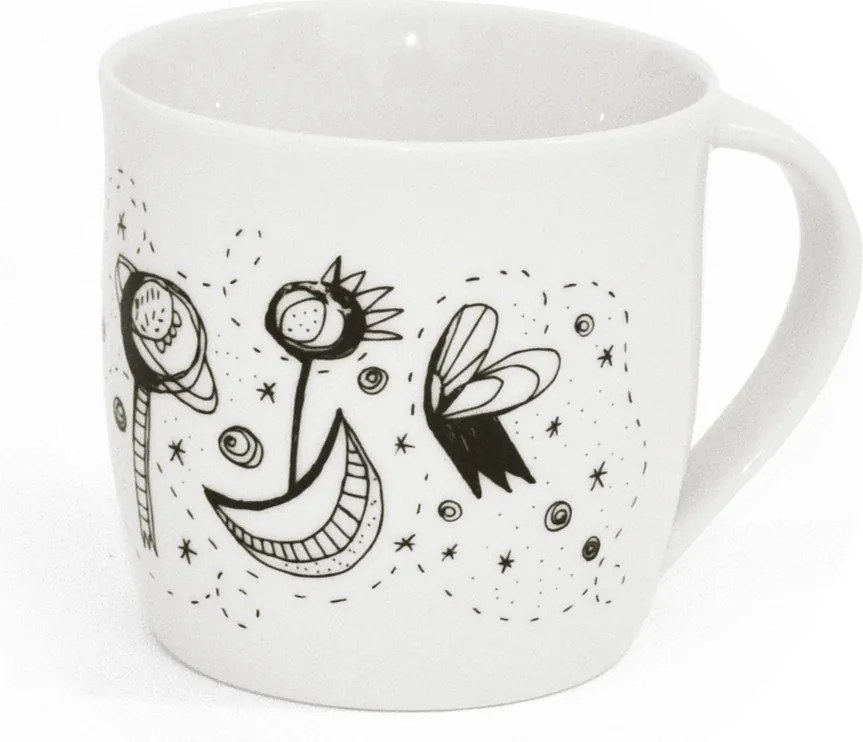 Bílý porcelánový hrnek 260 ml Domov tu – Bonami