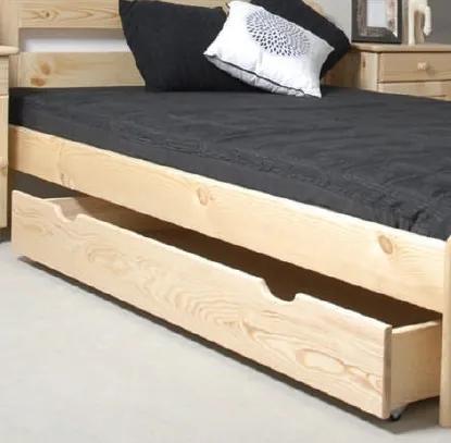 ImportWorld Zásuvka pod postel s matrací 200 cm (Barva dřeva: Bílá)