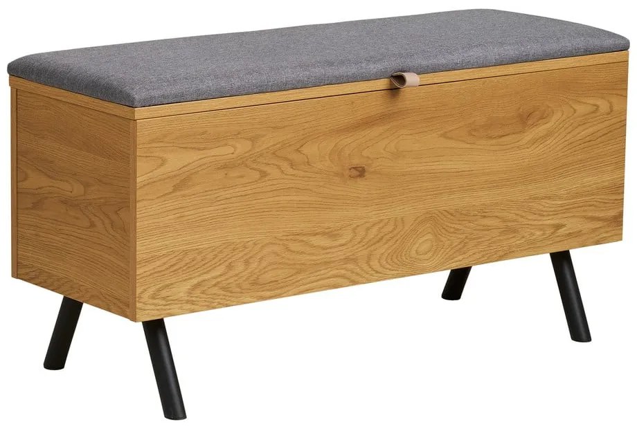 Truhla v dekoru dubu v přírodní barvě 92x48x33 cm Barco – House Nordic