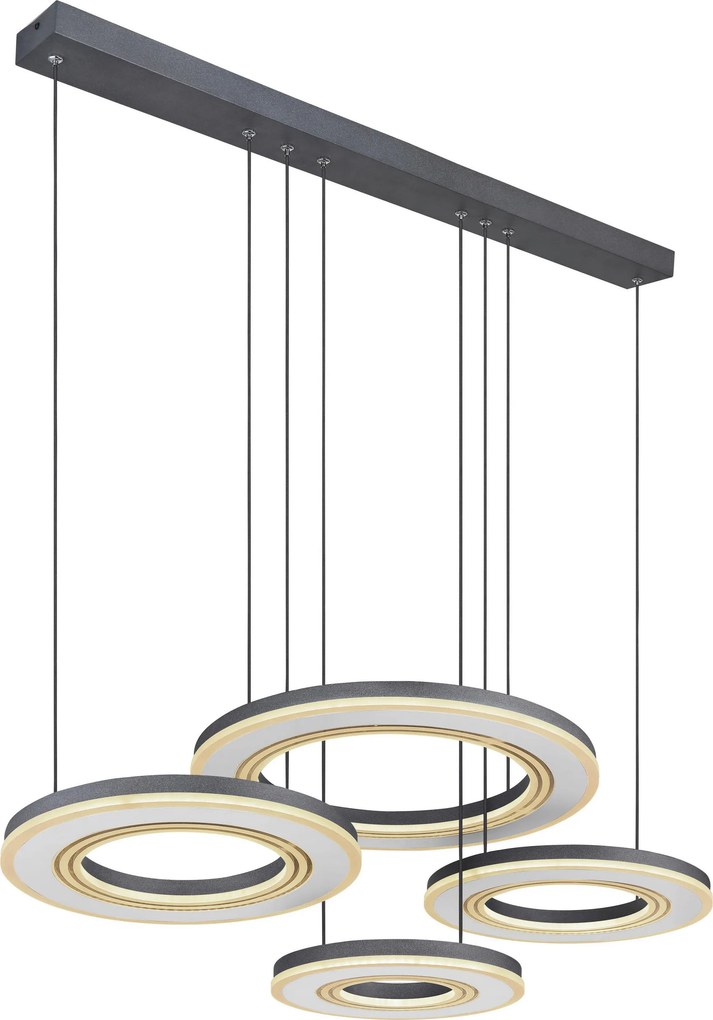 XXXLutz ZÁVĚSNÉ LED SVÍTIDLO, 100/50/120 cm - Závěsná LED svítidla - 004558407202
