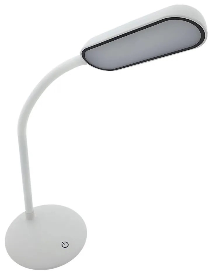 LED Stmívatelná dotyková flexibilní stolní lampa LED/6W/5V USB 1200 mAh bílá