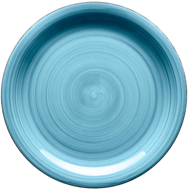 Jídelní plochý talíř 27 cm Bel Tempo Barva: Modrá