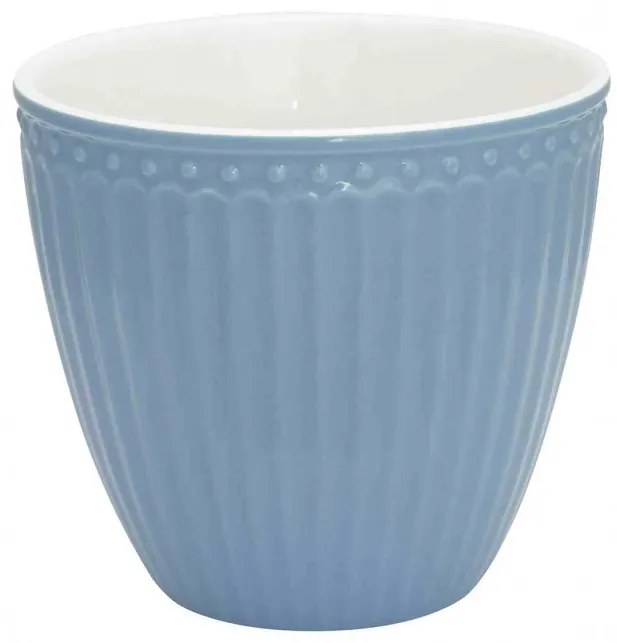 GreenGate Alice Sky Blue Porcelánový pohárek na latté 300 ml