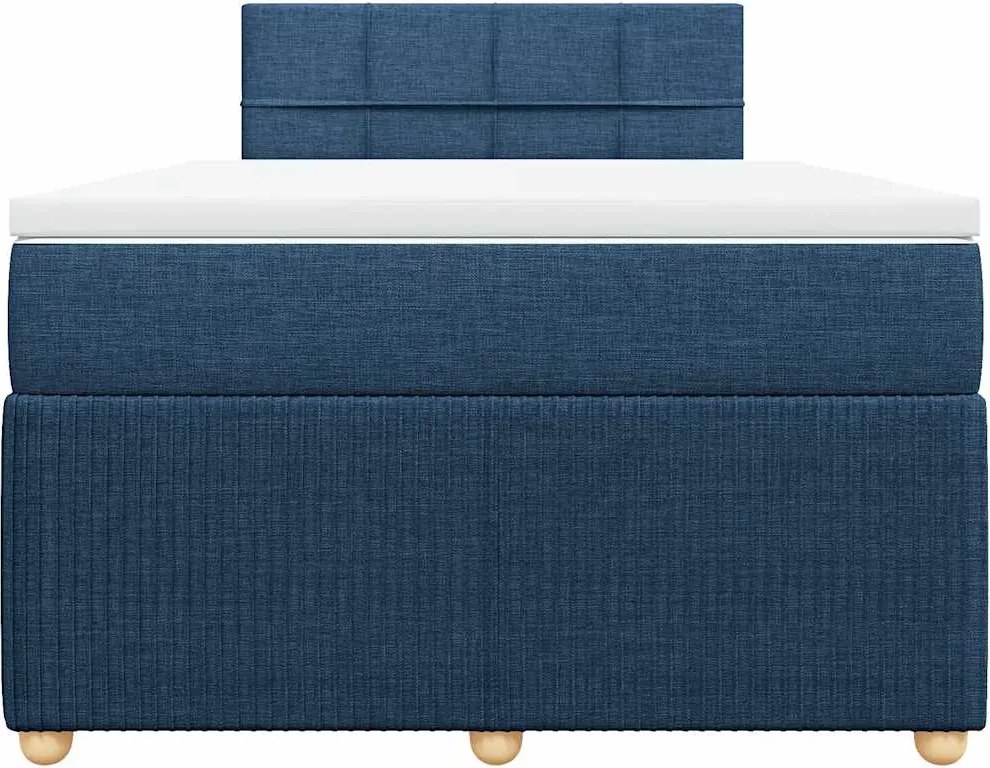Box spring postel s matrací černá 120x190 cm textil 3289701