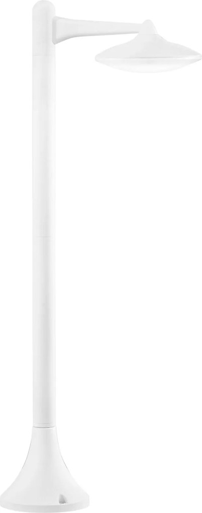 FAN LANT-ALYSON/P1 BCO Sloupkové svítidlo LED ALYSON bílá, hlinik, 12 W, 1300 lm, 4000 K, IP44, 91 x 29 cm - FANEUROPE
