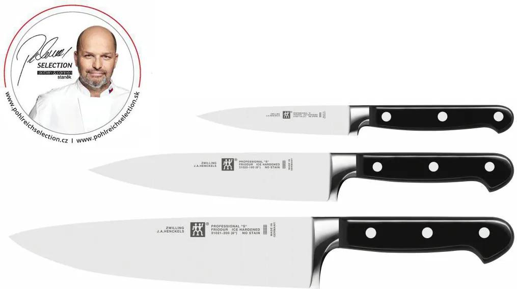 Zwilling Sada kuchyňských nožů Professional "S" Pohlreich Selection, 3 ks