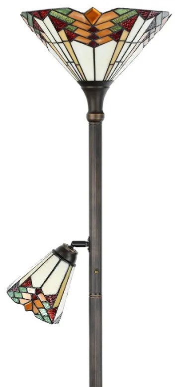 Stojací lampa Tiffany Jannes – 30x178 cm