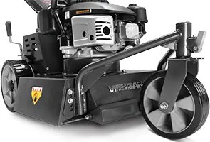 Weibang WB BC 538 SCV Profi mulčovací sekačka s pojezdem 53 cm, přední otočné kolo, tlakové mazání – Montáž a olej