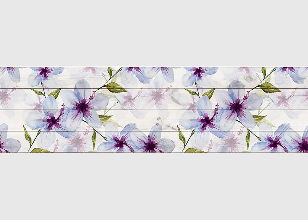 Samolepící bordura na zeď Květy | 5 m x 13.8 cm | DWB8235