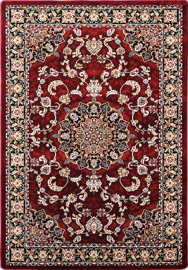 BE Koberec Anatolia 5857 RED - červený obdélníkový Rozměr: 100x200 cm