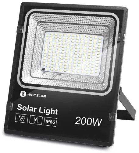 Aigostar - LED Stmívatelný solární reflektor LED/200W/3,2V IP66 + DO
