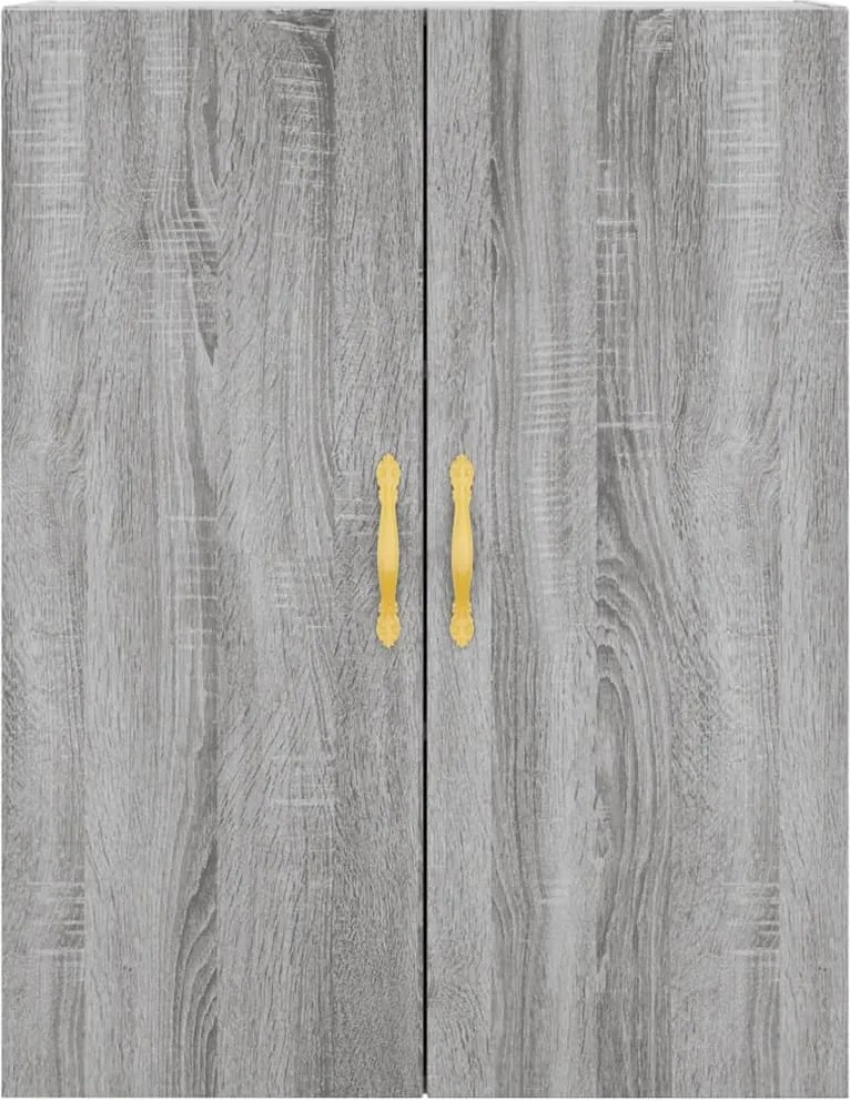 Skříň highboard šedá sonoma 69,5 x 34 x 180 cm kompozitní dřevo 3195889