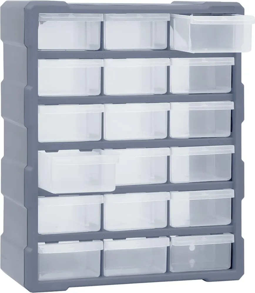 Organizér s 18 středně velkými zásuvkami 38 x 16 x 47 cm 149598